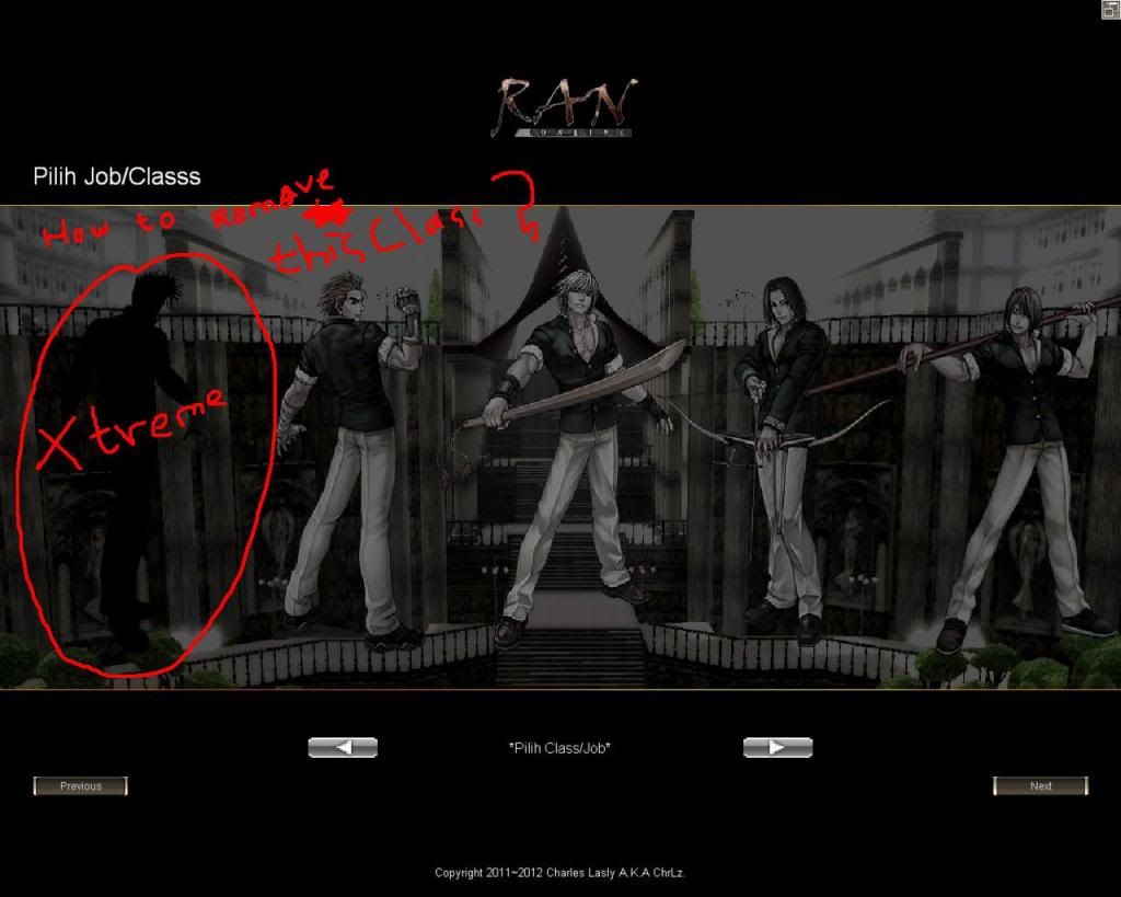 Remove Xtreme Class on Character Select | RaGEZONE - MMO Development Forums