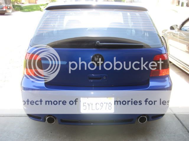 exact placement for rear r32 badge? | VW Vortex - Volkswagen Forum